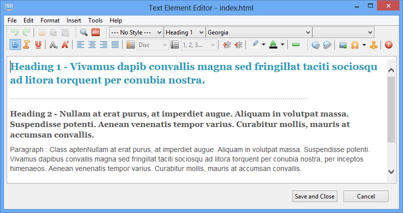 Website Realizer Software Screenshots
